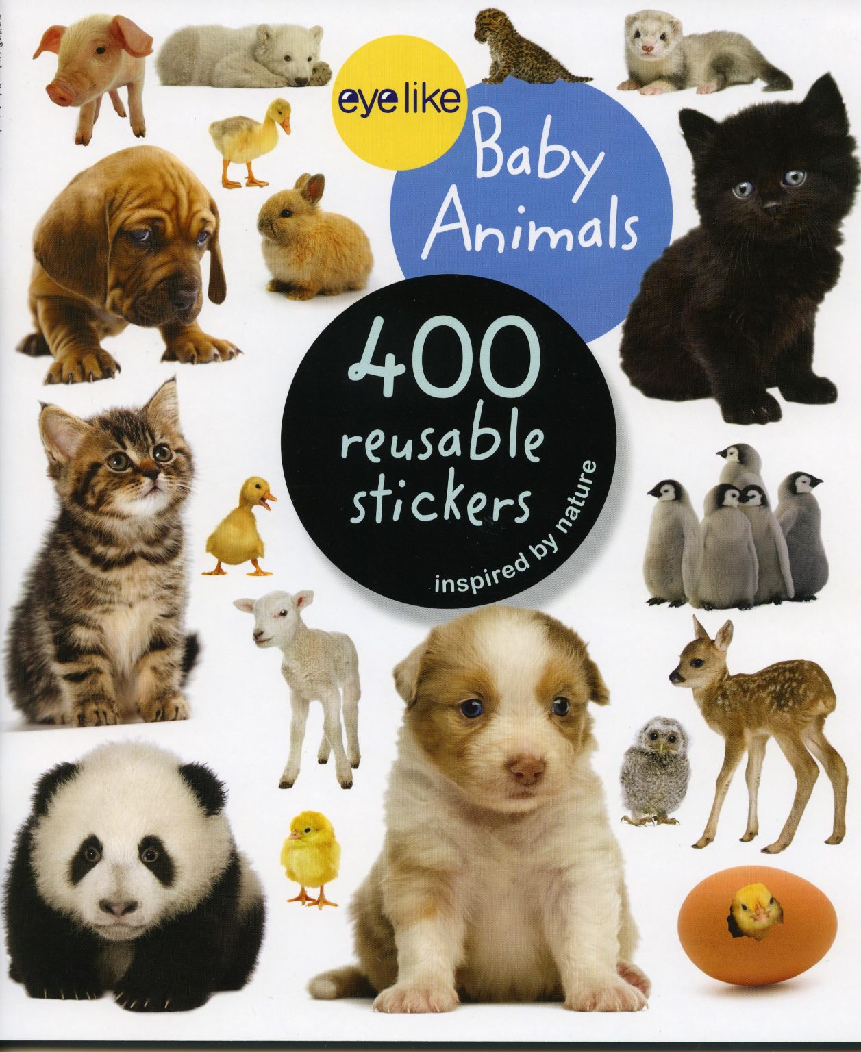 Eye-Like Baby Animals Sticker Book – Steps to Life